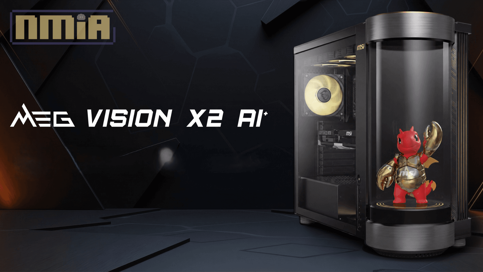 Nmia Gaming | MSI 正式發表 MEG Vision X2 AI+，全球首款搭載 Agentic AI 夥伴的電競桌機正式登場！