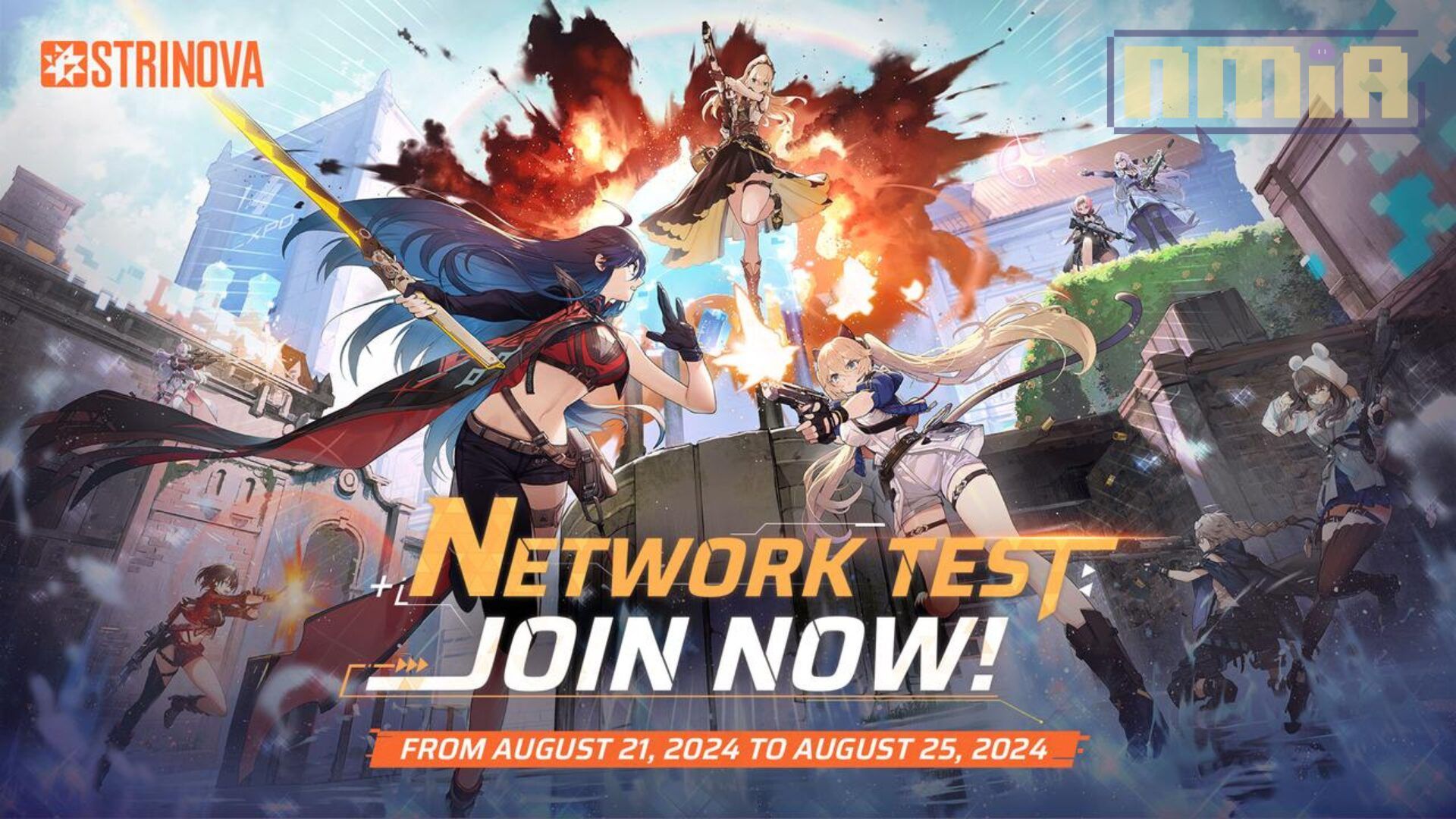 Nmia Gaming | 《Strinova》即將開啟新一輪網路測試，來加入這款二次元第三人稱戰術射擊遊戲，體驗打破次元的動漫射擊動作！